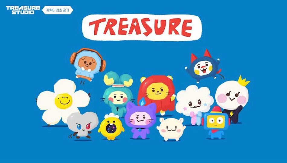 TREASURE Created Their Own LINE Friends Characters | boy group, kpop ...