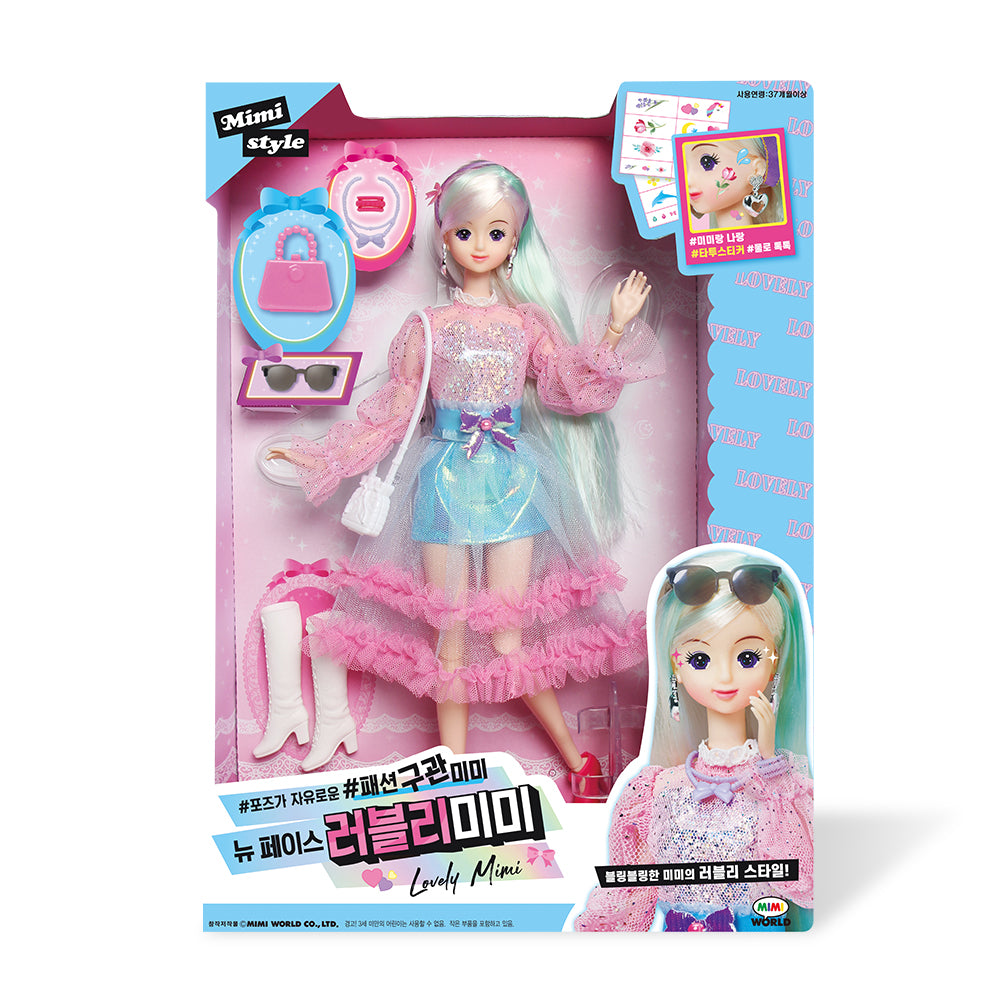 Mimi World New Face Lovely Mimi Korean Barbie Ball Joint Doll Toy ...