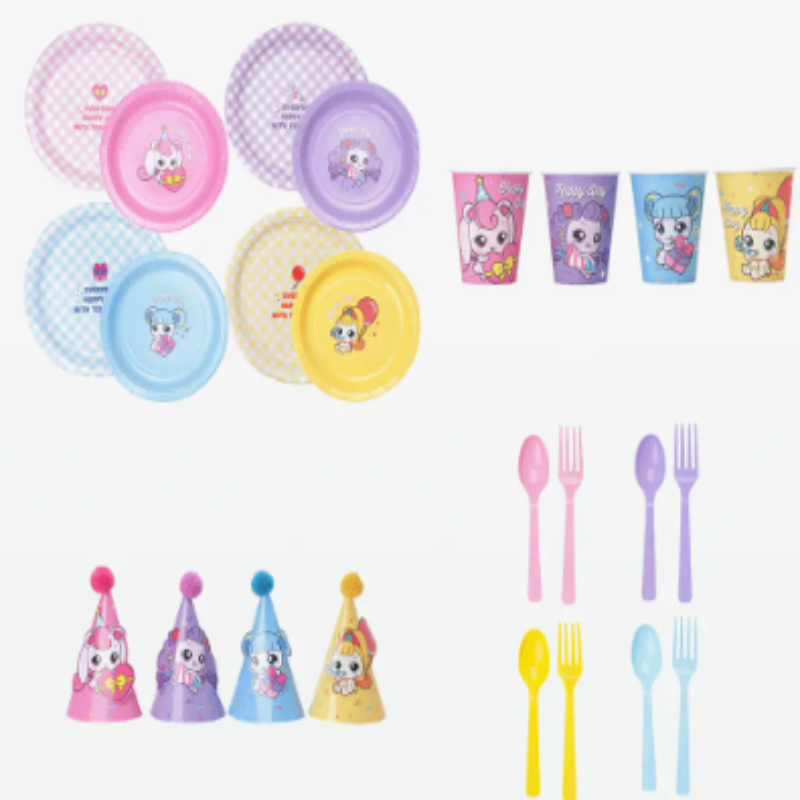 Sparkling Catch! Teenieping Emotion Castle Party Set – 4‑Piece ...