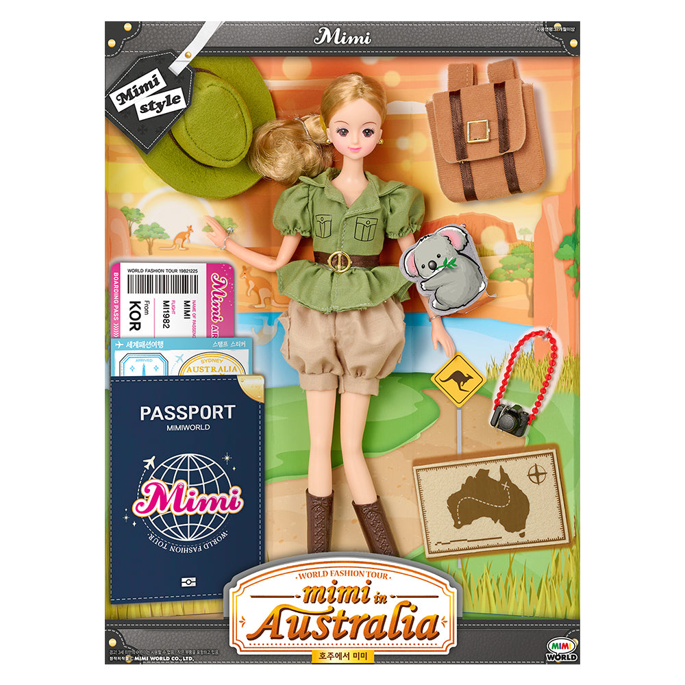 Mimi World 'World Fashion Tour Mimi in Australia' Korean Doll Toy ...