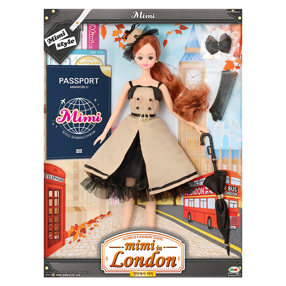 Mimi World 'World Fashion Tour Mimi in London' Korean Doll Toy | KPOP ...
