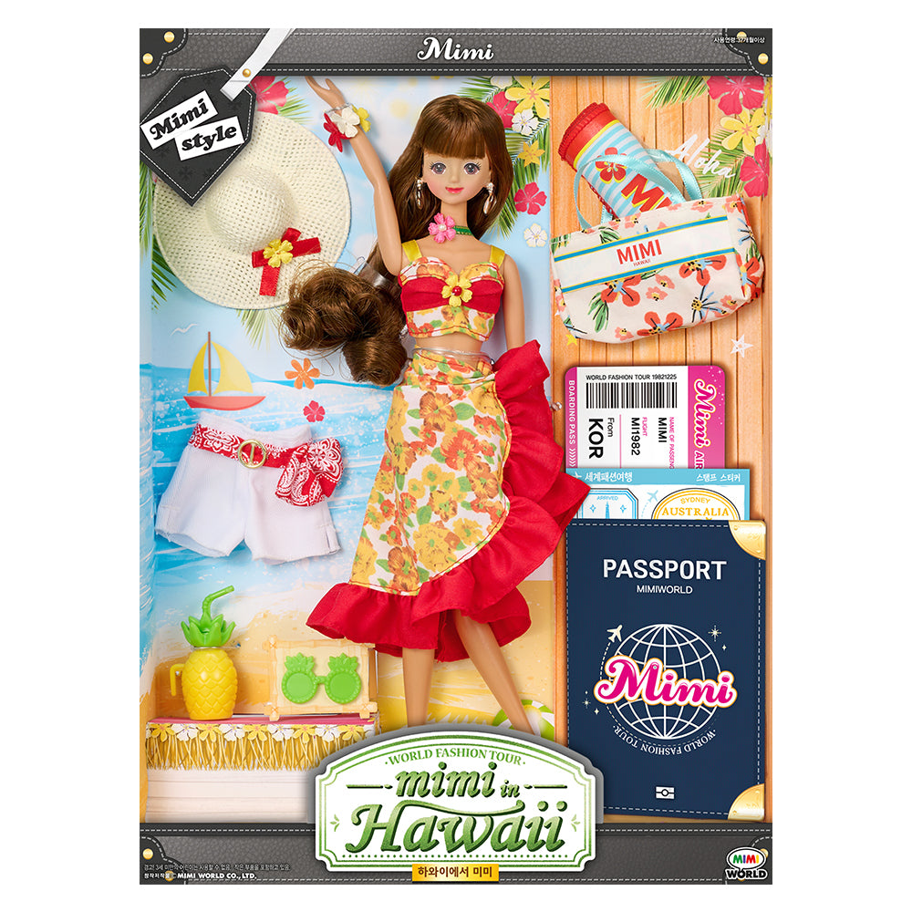 Mimi World 'World Fashion Tour Mimi in Hawaii' Korean Doll Toy | KPOP ...