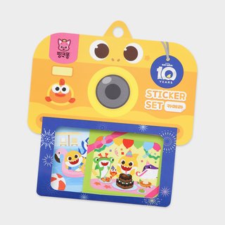 Baby Shark Camera Sticker Set | KPOP, KDRAMA, HANDMADE, KBEAUTY