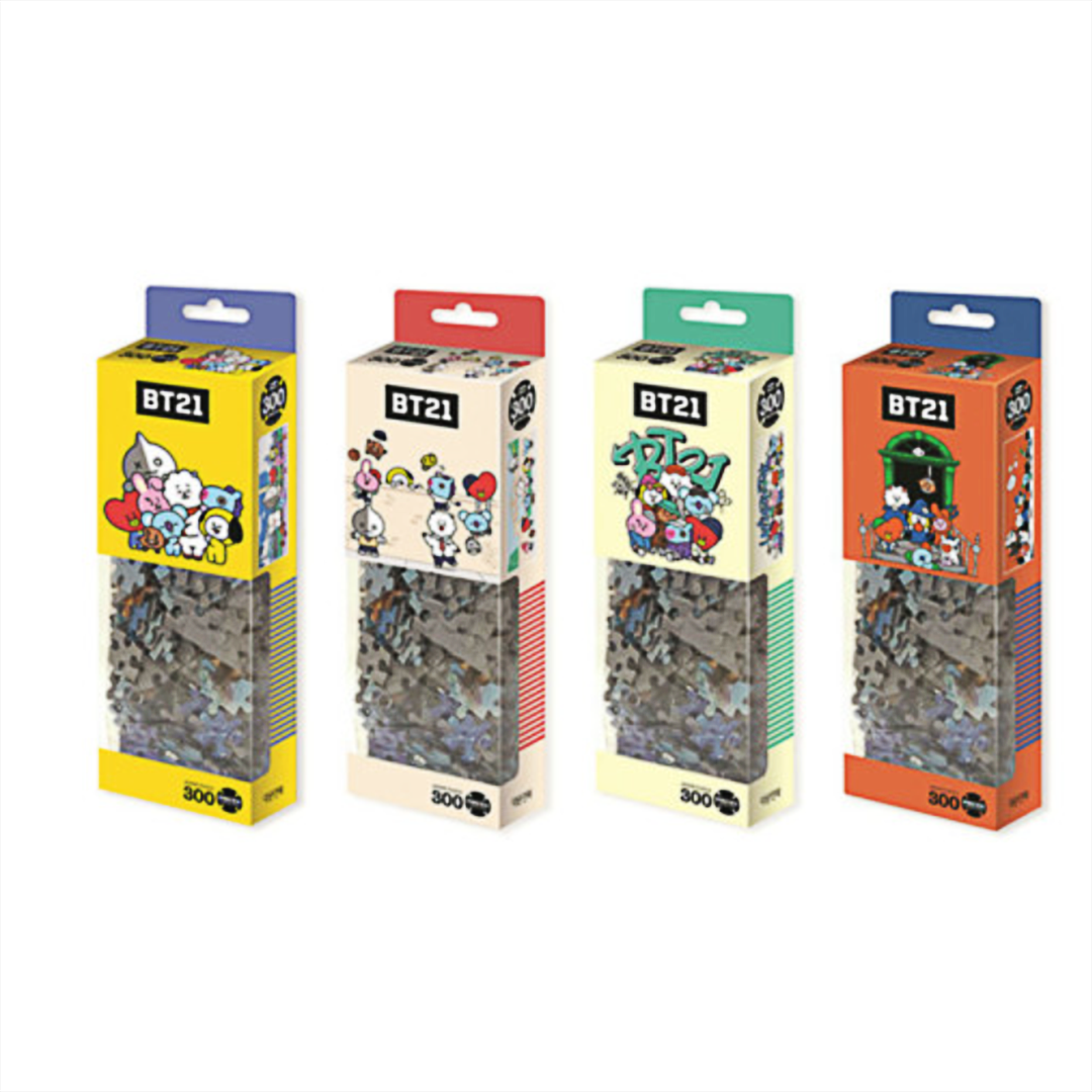 BTS BT21 Zigsaw Puzzle 300 Pieces | KPOP, KDRAMA, HANDMADE, KBEAUTY